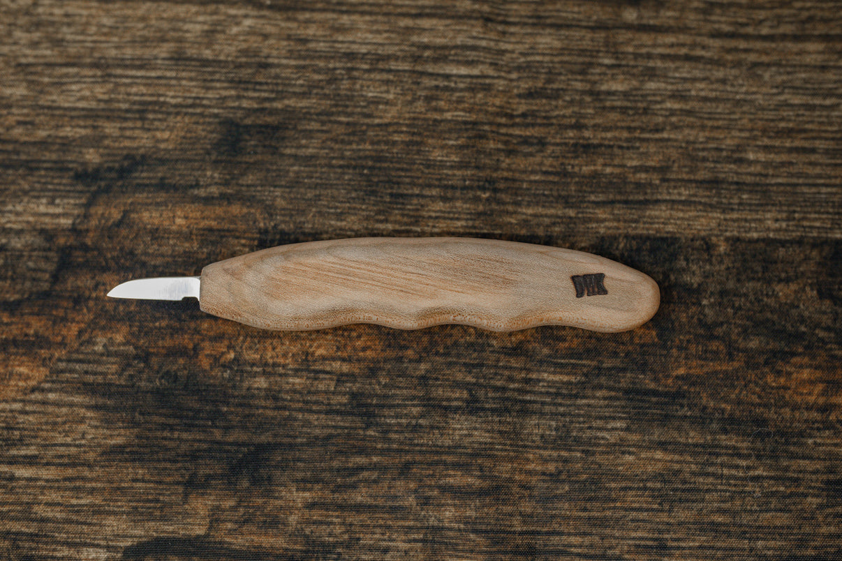 Finger Groove Handle Carving Knife – Deep Holler Knives