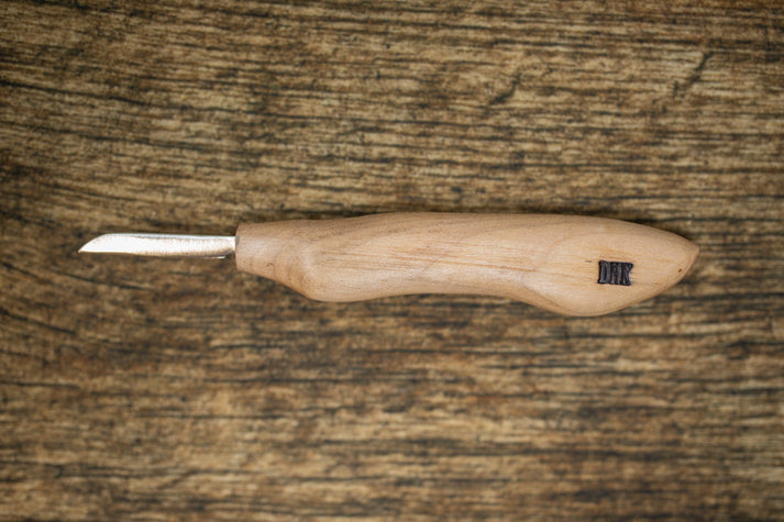Curvy Handle Carving Knife – Deep Holler Knives